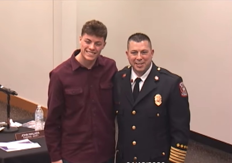 DeKalb Swears In Luke Howieson as Fire Chief - Superhits 93.5